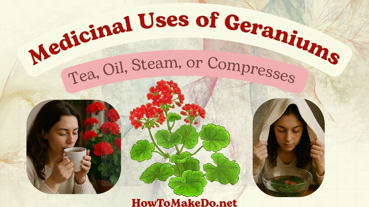 Medicinal Uses of Geraniums – Homemade Tea, Oil, or Compresses ...